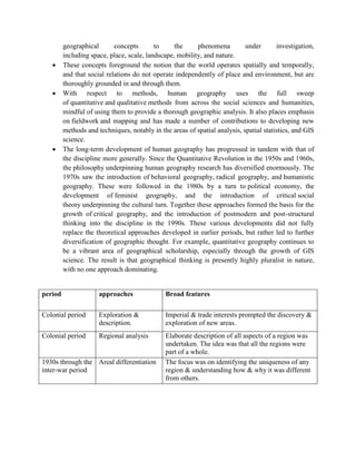 Human geography | PDF