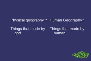 Human geography | ODP