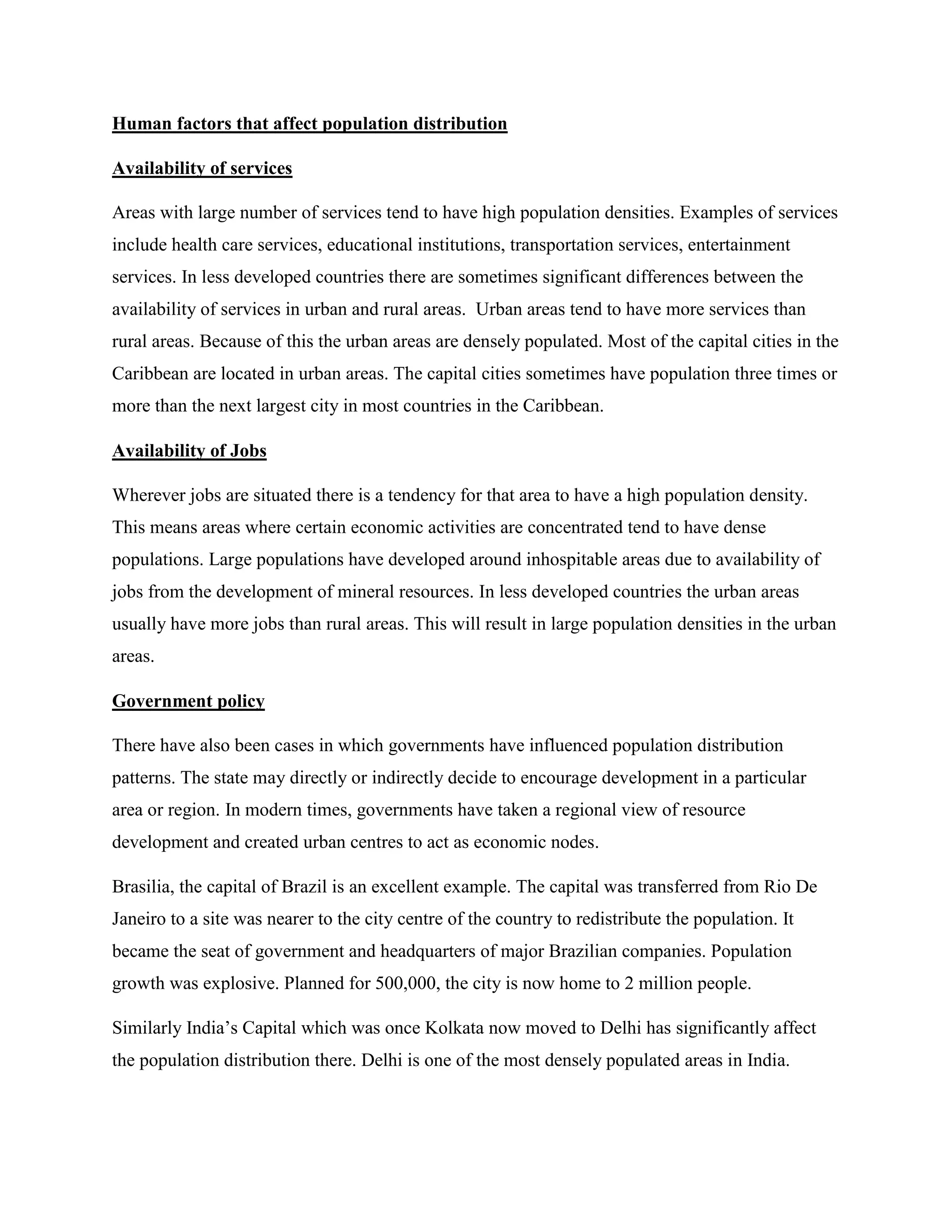 Human geography- CSEC Geography | PDF | Geography | Science