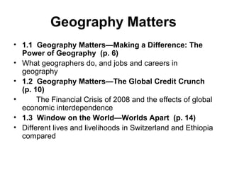 Human geography1 | PPT