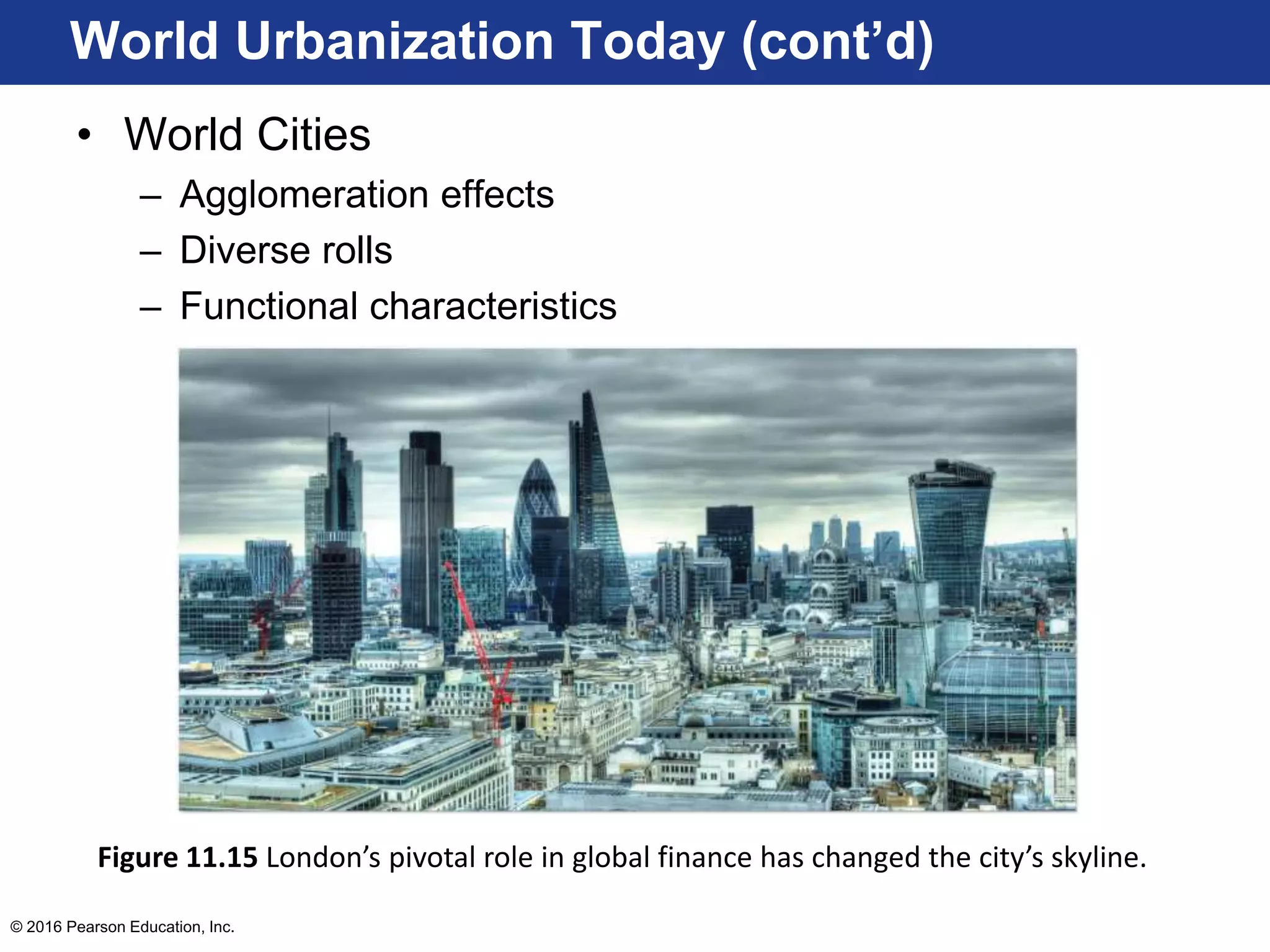Human geography 7e lecture_ch11_urbanization | PPTX | Geography | Science