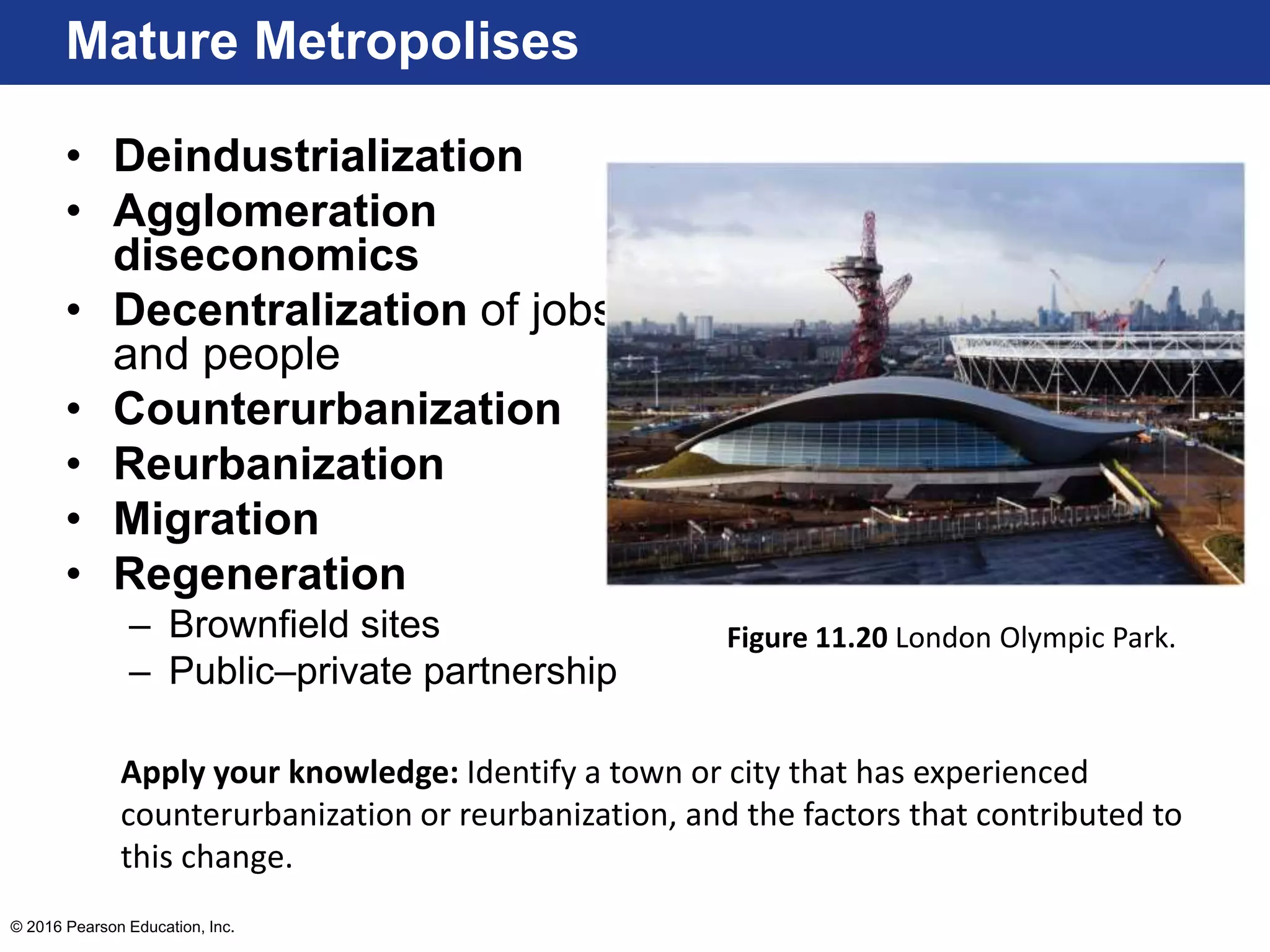 Human geography 7e lecture_ch11_urbanization | PPTX | Geography | Science