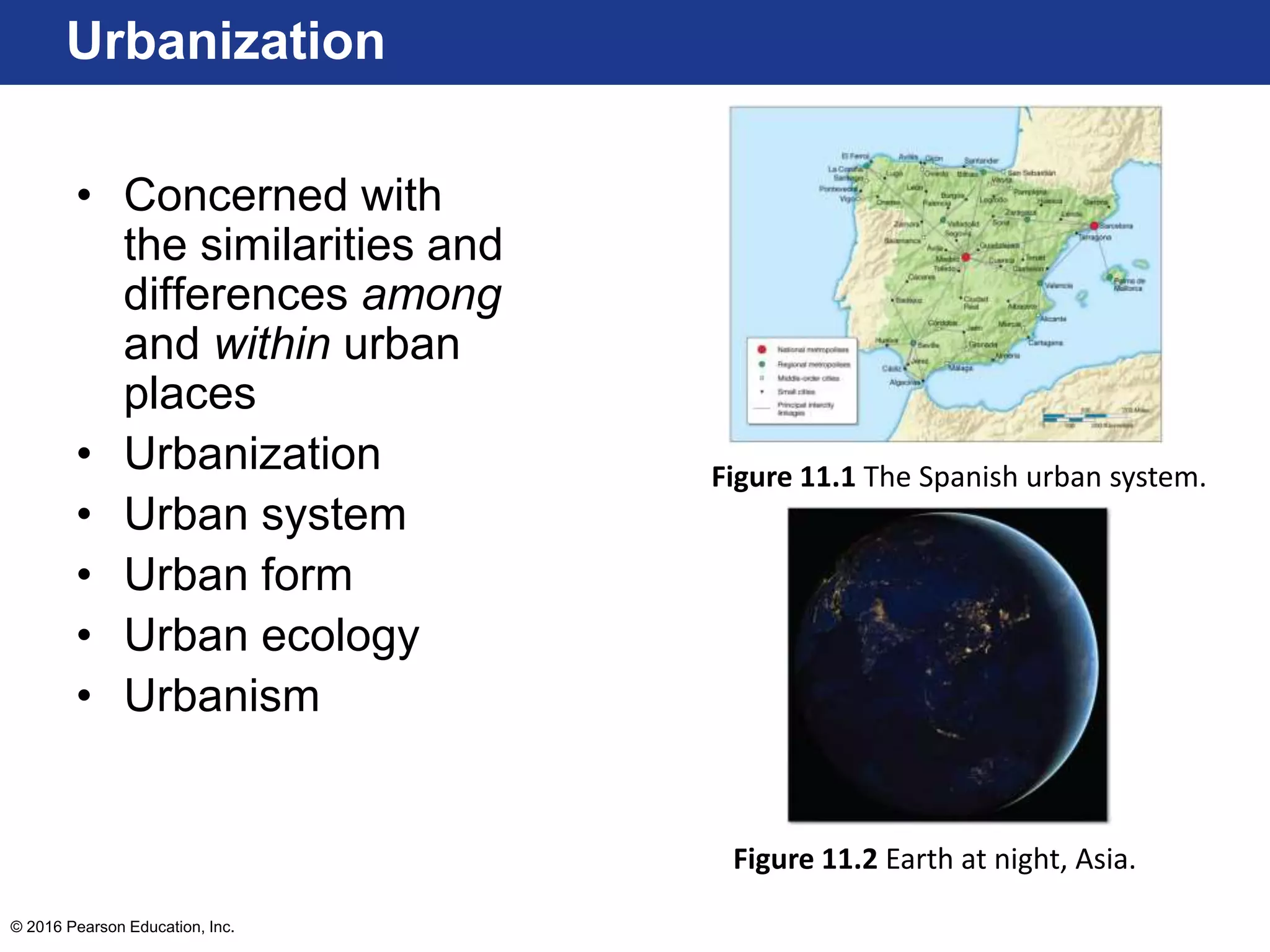 Human geography 7e lecture_ch11_urbanization | PPTX | Geography | Science