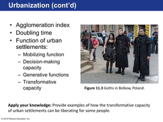 Human geography 7e lecture_ch11_urbanization | PPTX | Geography | Science