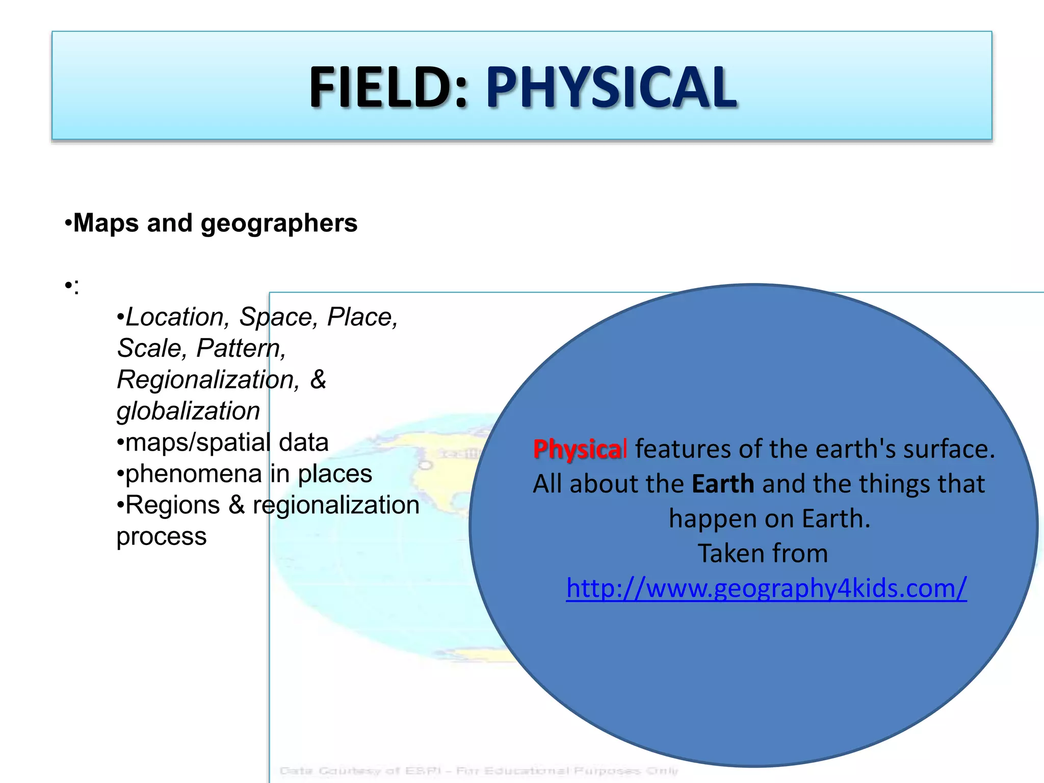 Human geography fields | PPTX