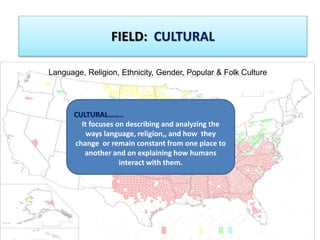 Human geography fields | PPTX