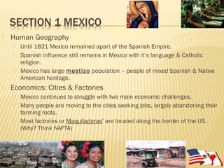 Human geography of latin america | PPT