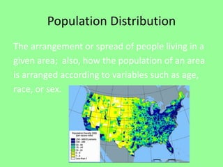 Human Geography Terms | PPTX