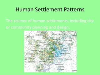 Human Geography Terms | PPTX