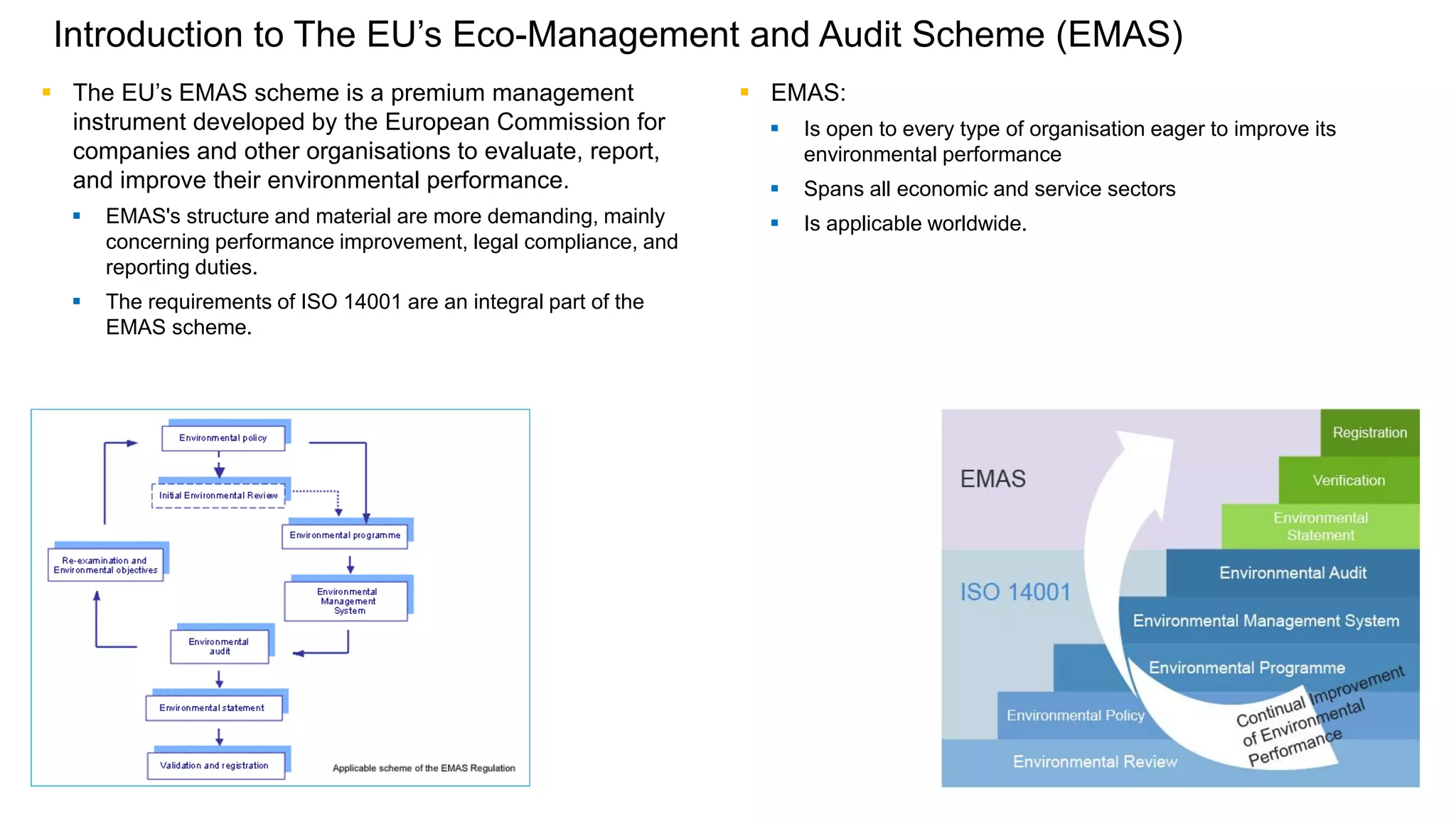 ISO 14000, ISO 14001, and the EU's scheme EMAS | PDF