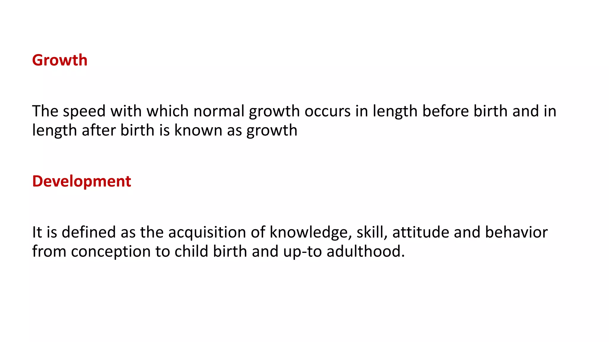 Human growth and development | PPTX