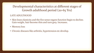 Human growth and development | PPTX