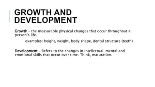 Human Growth And Development