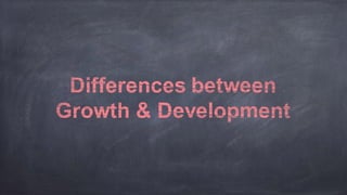 Human Growth & Development | PPT