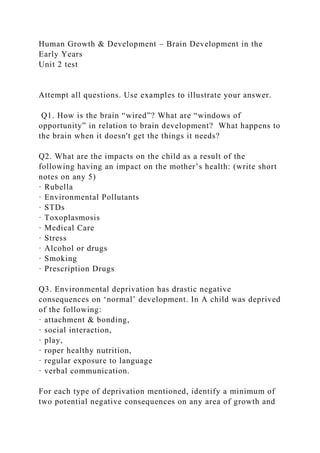 Human Growth & Development HHG4MFinal ExamAll questions ca.docx