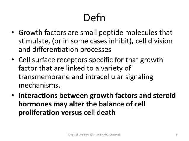 Human growth factorS | PDF