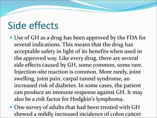 Human growth hormone | PPT