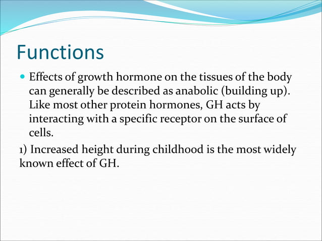 Human growth hormone | PPT | Endocrine and Metabolic Diseases ...