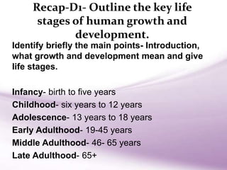 Human growth week 4 | PPT