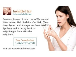 Human hair addition | Hair Loss in Women | PPT