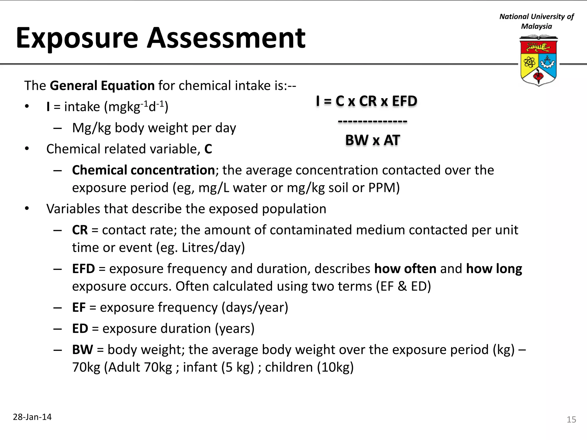Human health risk assessment | PDF