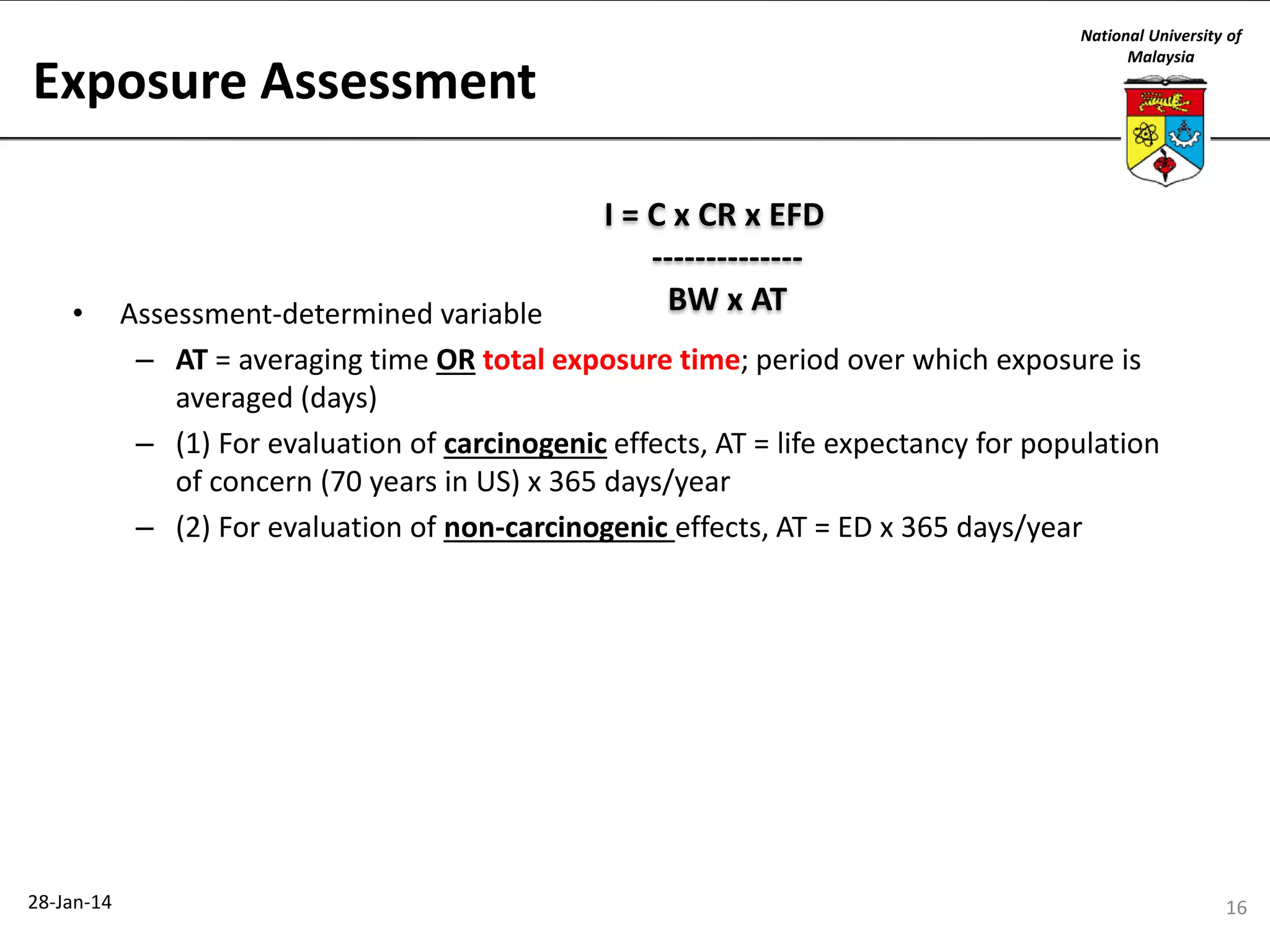 Human health risk assessment | PDF