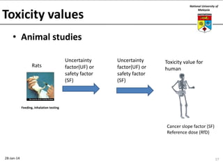 Human health risk assessment | PDF