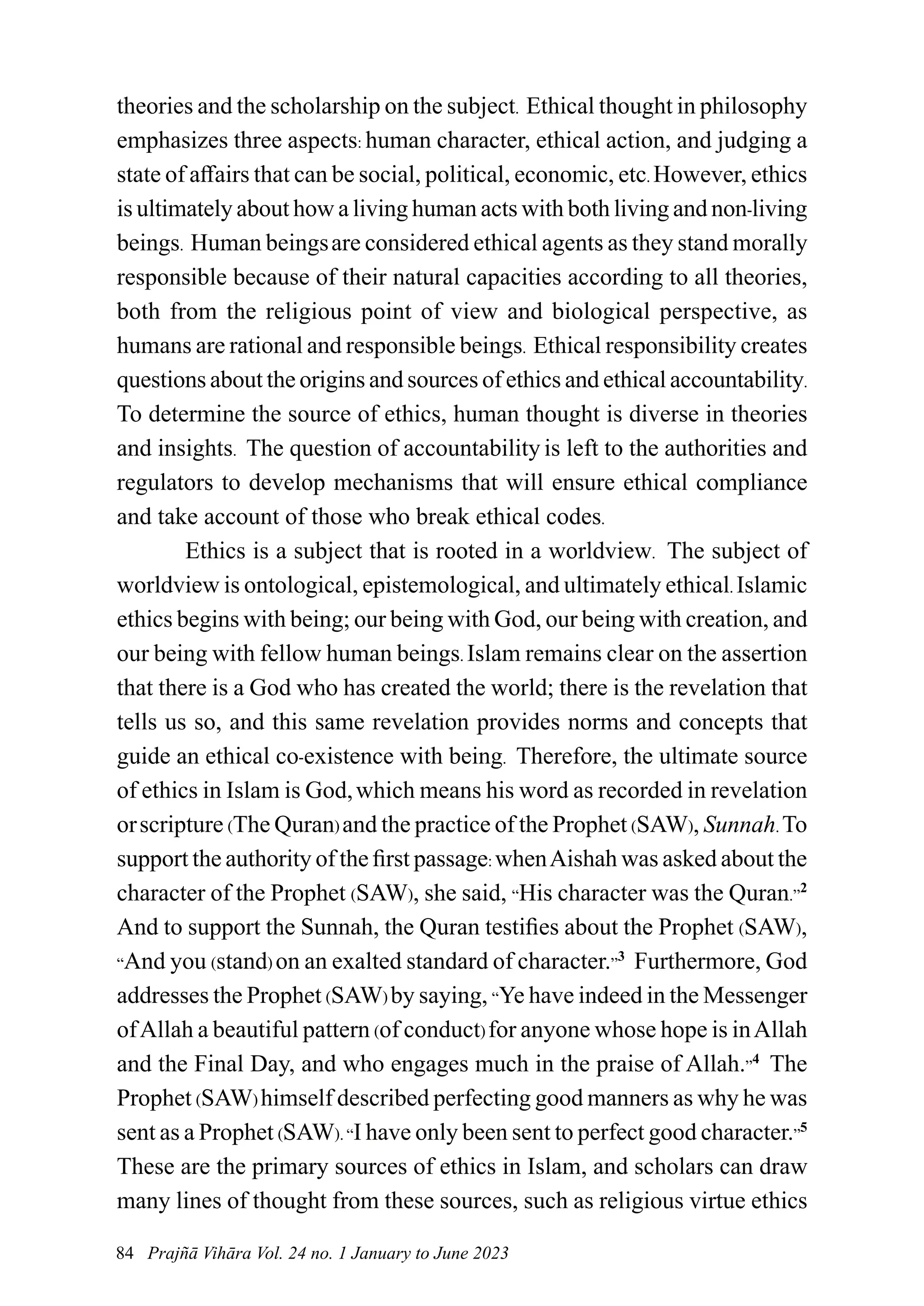 HUMAN HEART (QALB) IN ISLAMIC ETHICS : A PRESEPECTIVE FROM THE QURAN ...