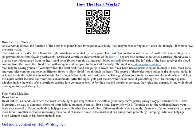 Human Heart Research Paper | PPT