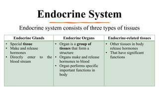 Human Hormones and its influences in human | PPTX