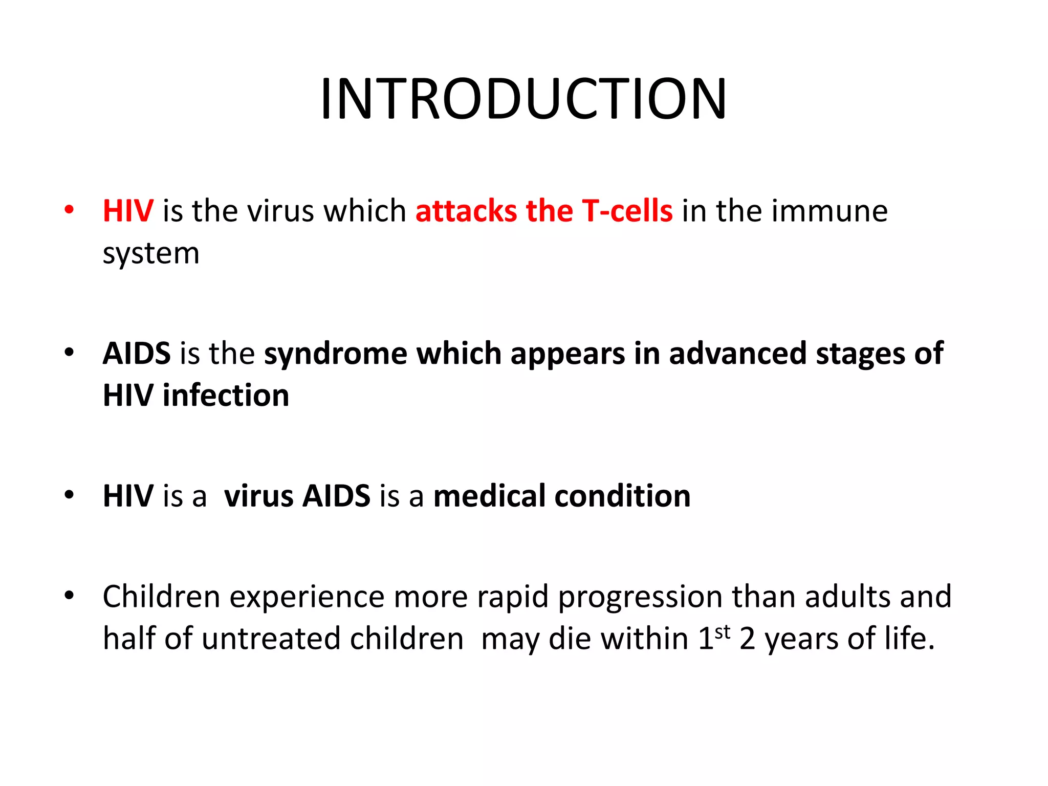 Human immunodeficiency virus(hiv) | PPTX