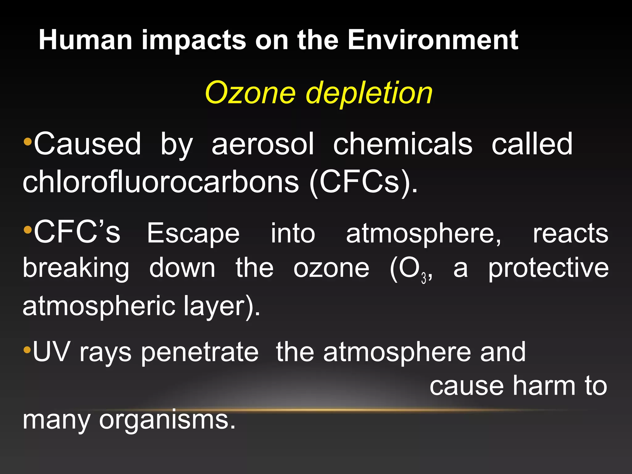 Human impact on environment | PPT