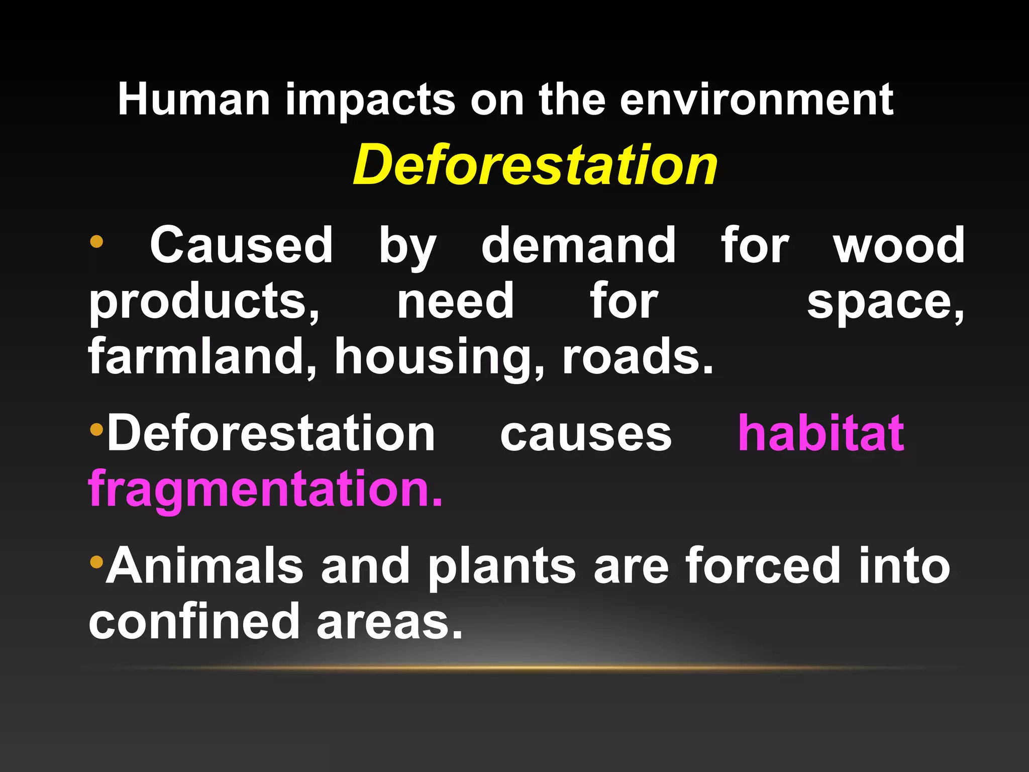 Human impact on environment | PPT