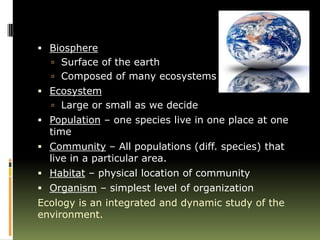 Human impact on ecology | PPTX