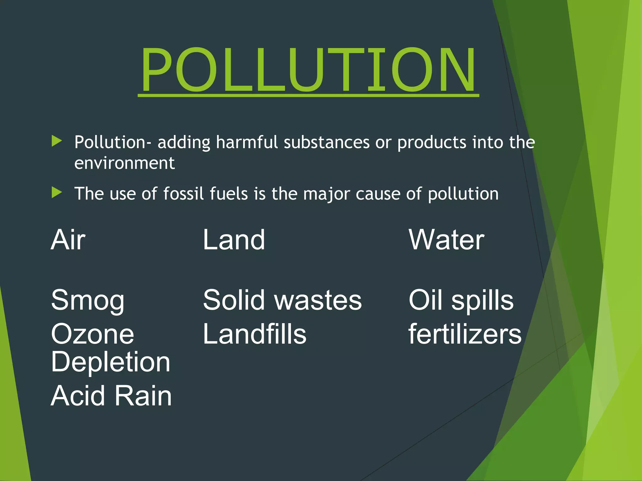 Human impact on environment | PPT