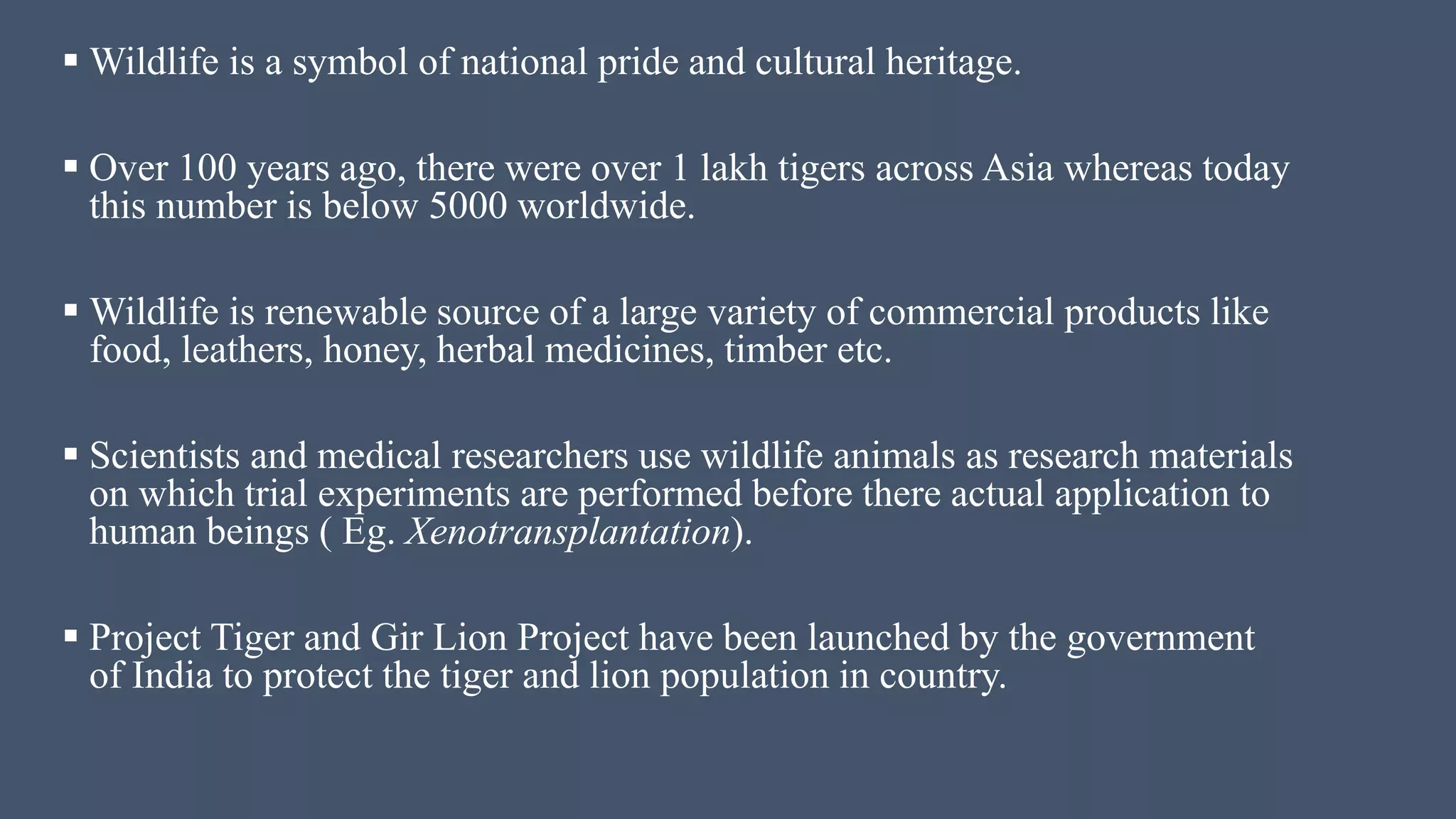 Human impact on wildlife | PPTX