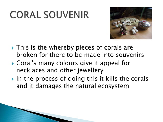 Human impacts on coral reefs | PPT