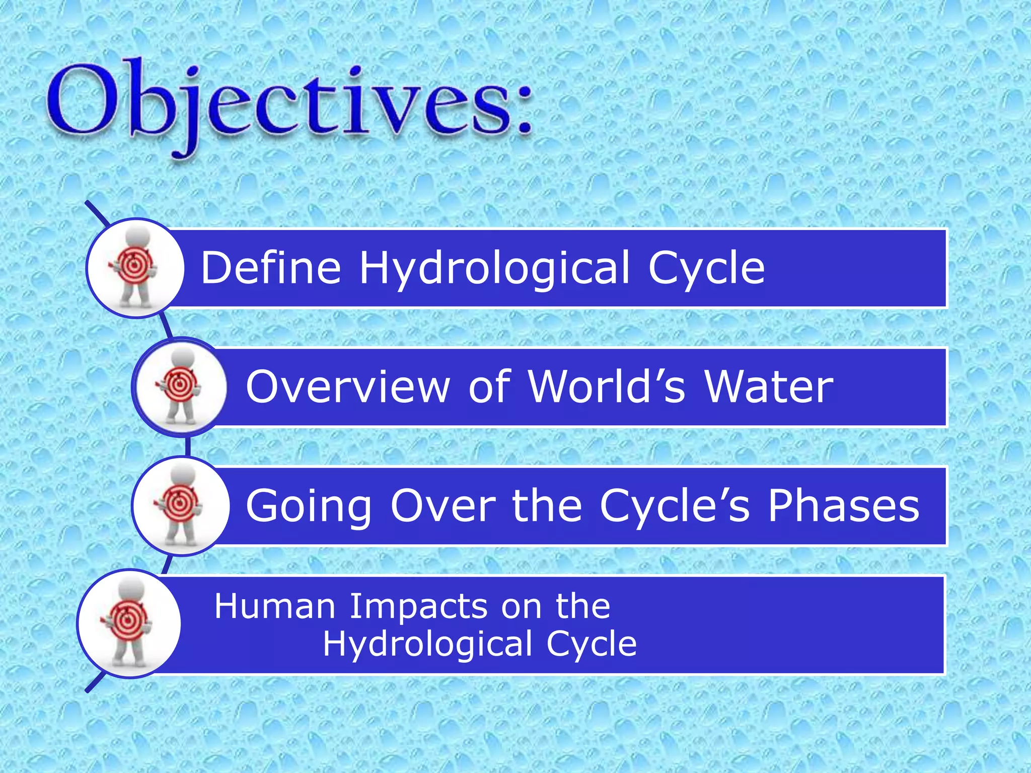 Human impacts on hydrological cycle | PPTX