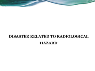 Human induced disaster | PPTX