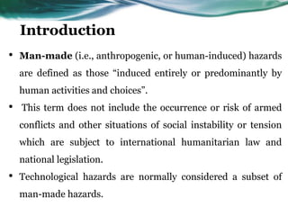 Human induced disaster | PPTX