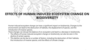 Human induced ecosystem changes in environment.pptx