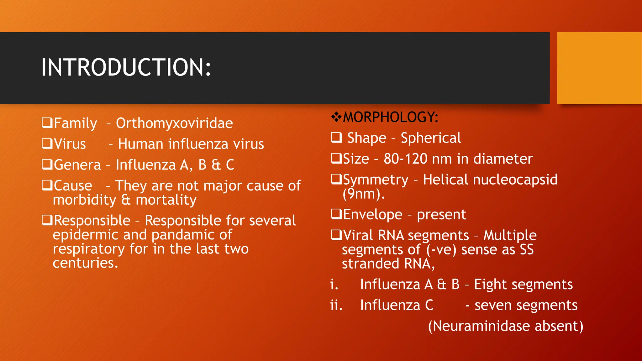 human influenza virus.pptx disease causing virus | PPT