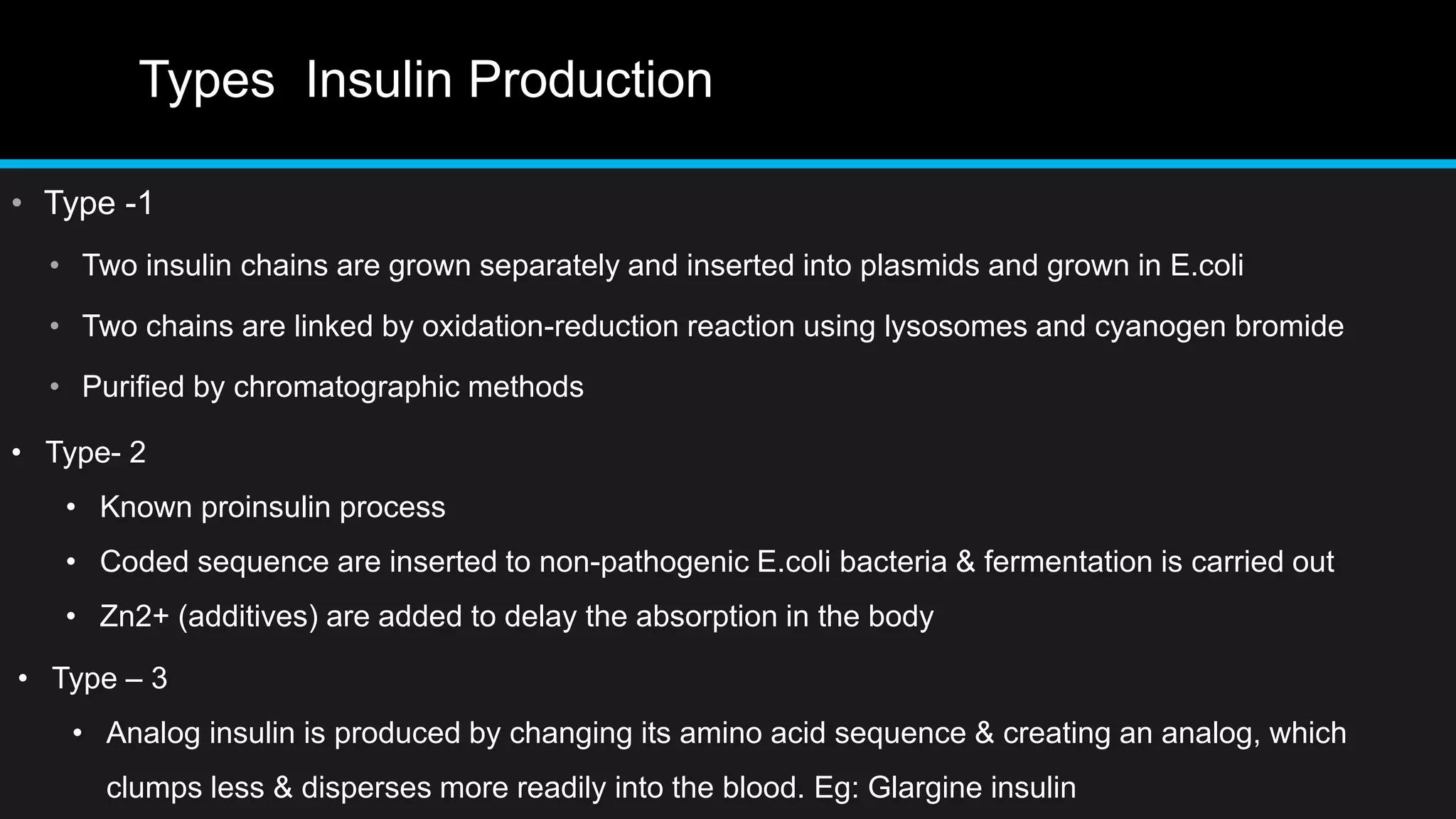 Human insulin production process & requirement | PPTX