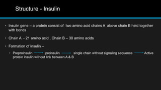 Human insulin production process & requirement | PPTX