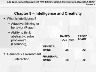 Human intelligence and creativity | PPT