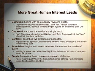 human_interest_story.ppthuman feature in | PPT | Screenwriting ...