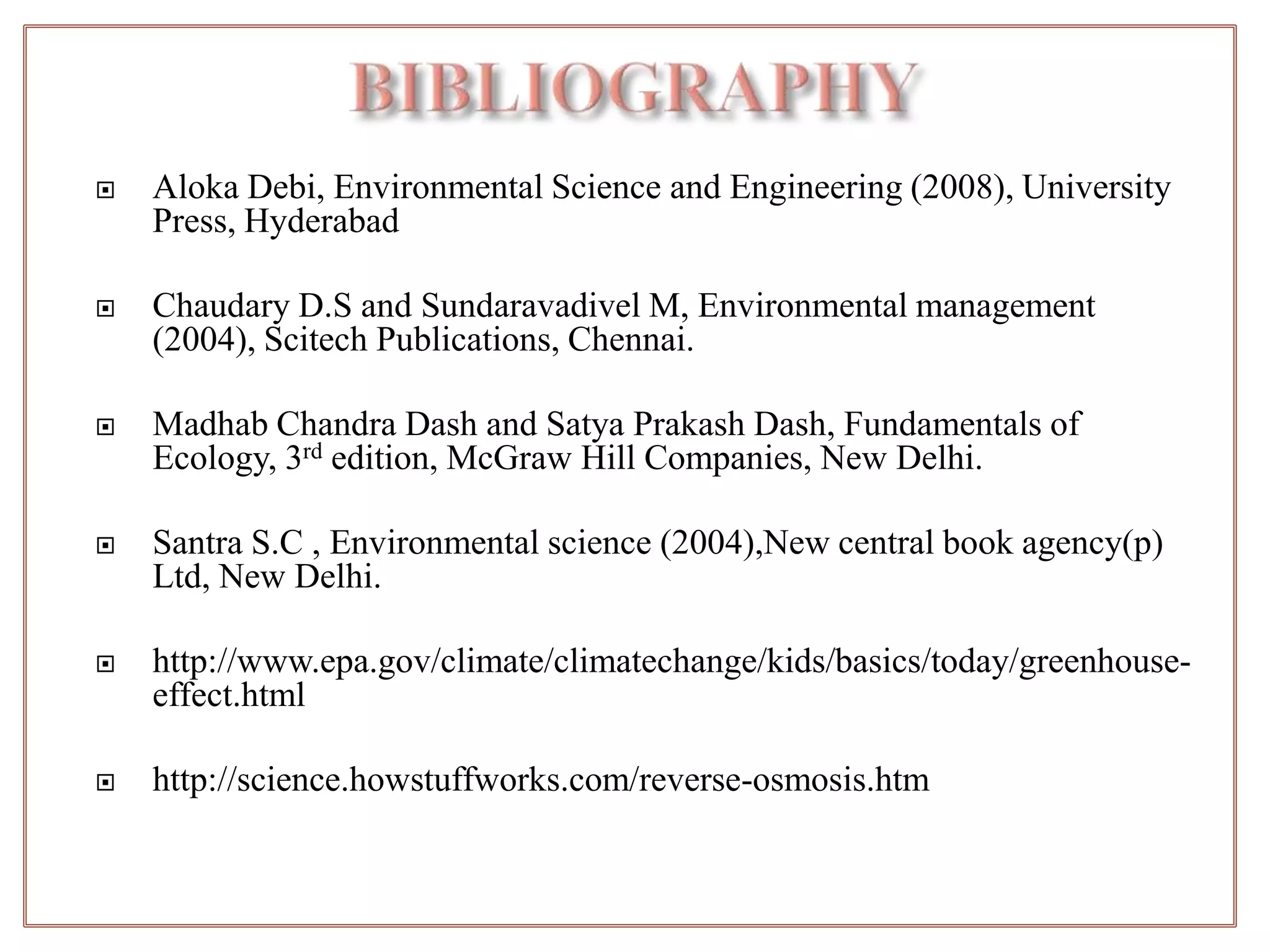 Human interferences in ecosystems | PPTX