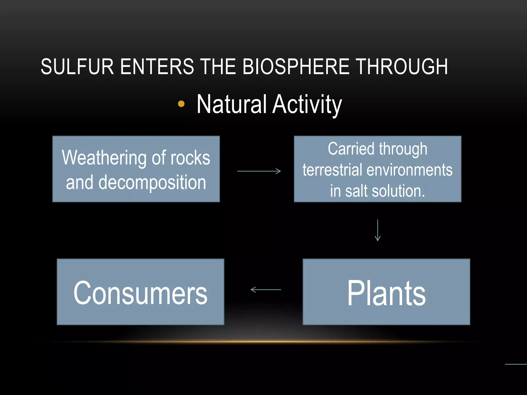 Human intervention in the sulfur cycle | PPTX