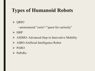 Humanoid robotics | PDF