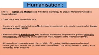Humanisation of antibodies & immunotherapeutics in clinical practice | PPTX